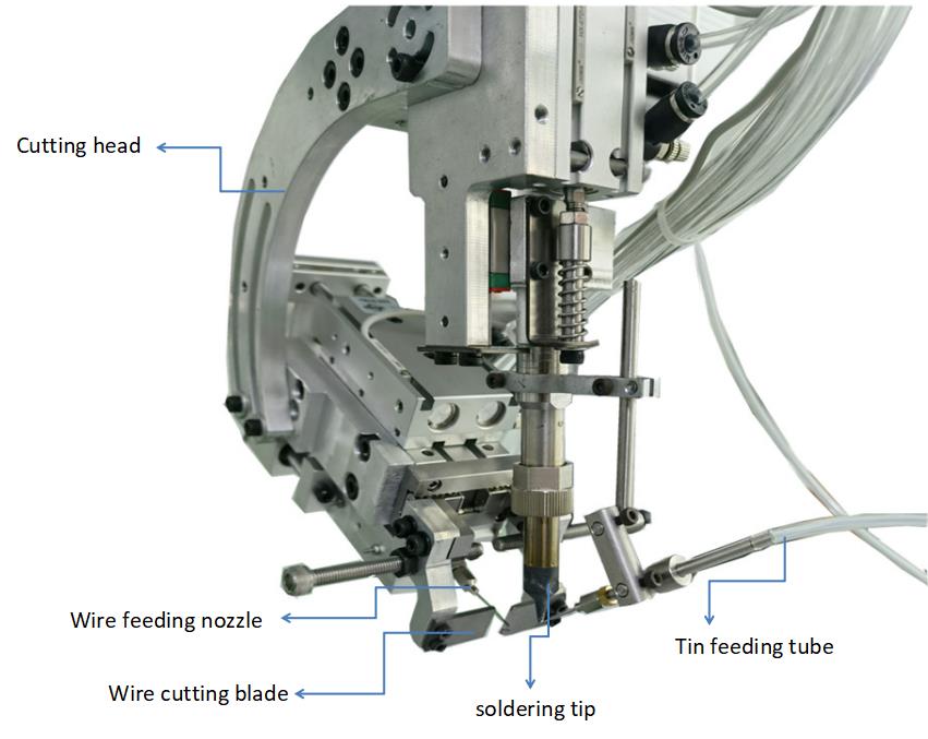 Automatic Wire CNC Cut & Soldering Machine for Pcb wire cable Soldering ...