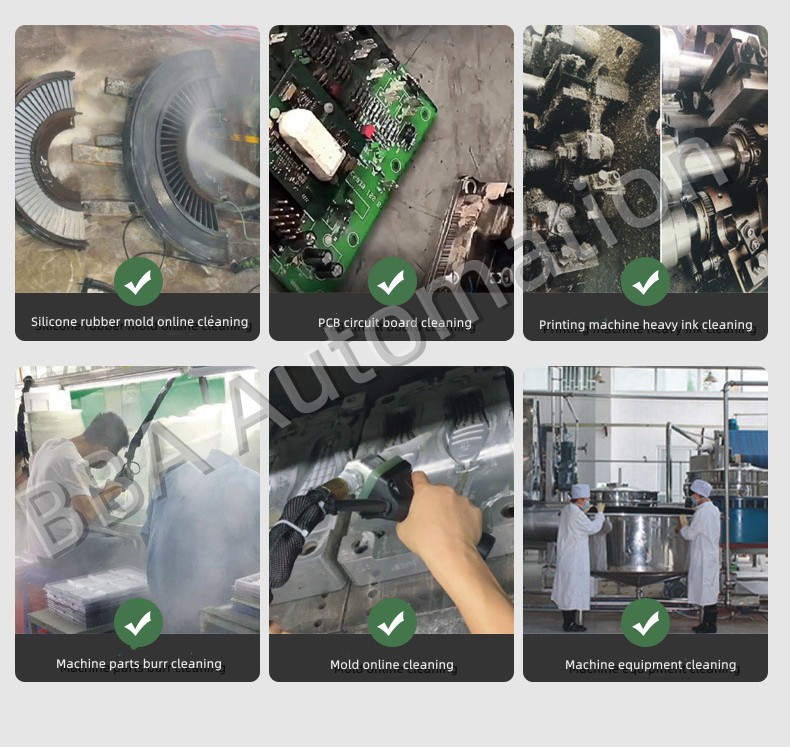 BBA Portable Mini Dry Ice Cleaner Car Engine Washing Dry Ice Blasting ...